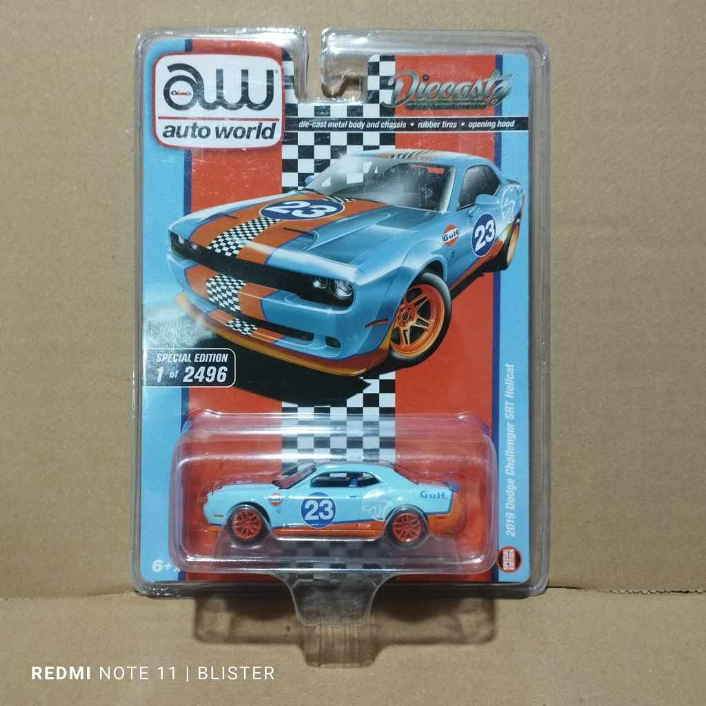 Auto World 2019 Dodge Challenger SRT Hellcat (Gulf) Special Edition ...