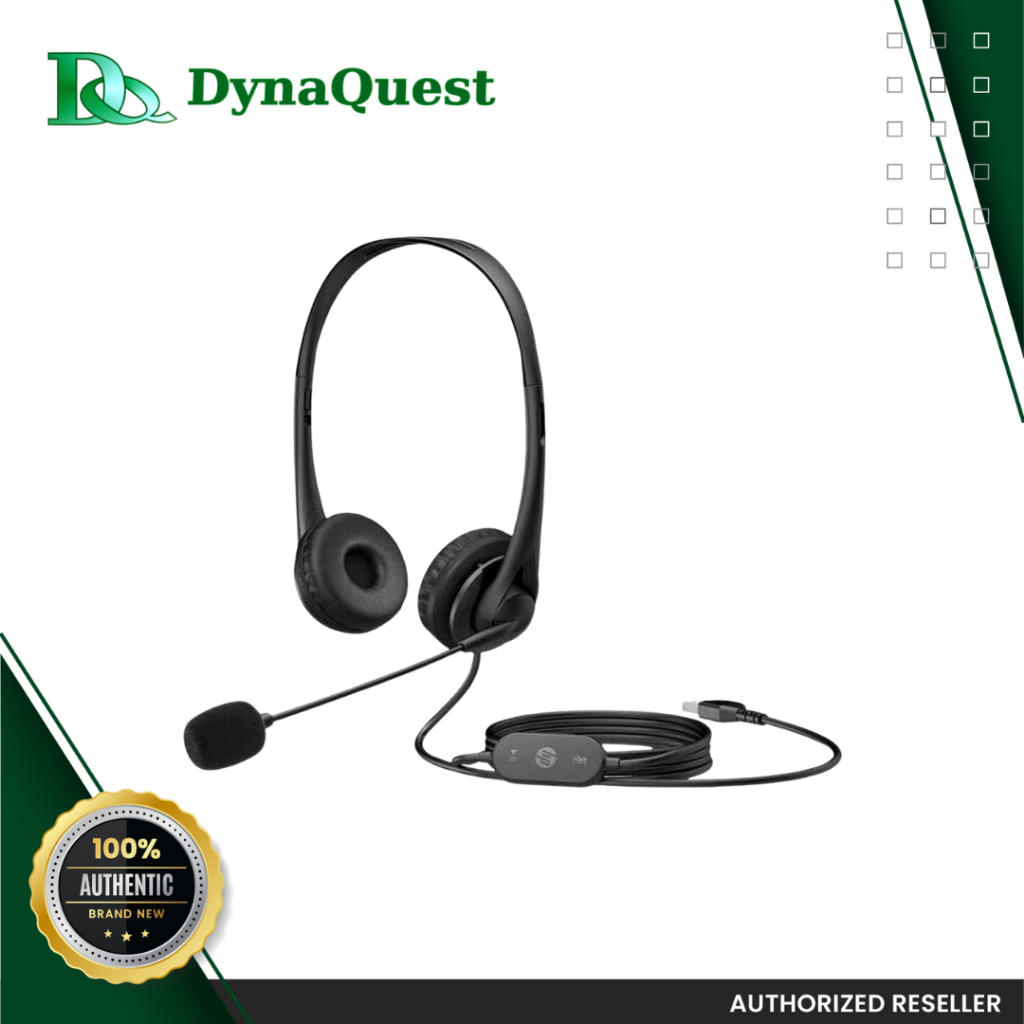 HP Stereo USB Headset G2 Black with Noice Cancelling Mic | Shopee ...