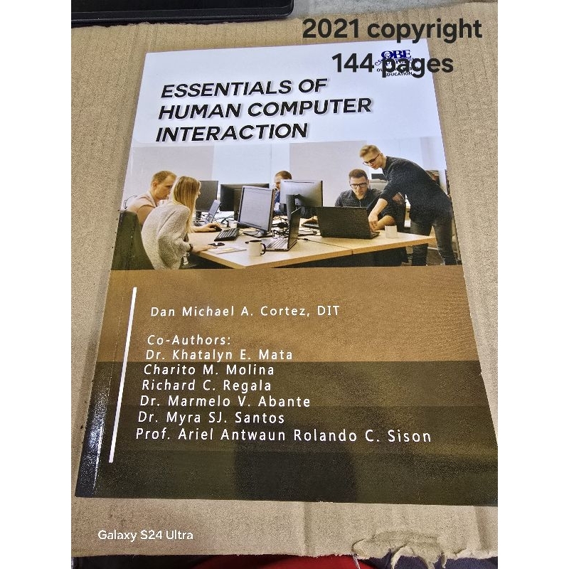 Essentials of Human Computer Interaction By. Dan Michael Cortez ...