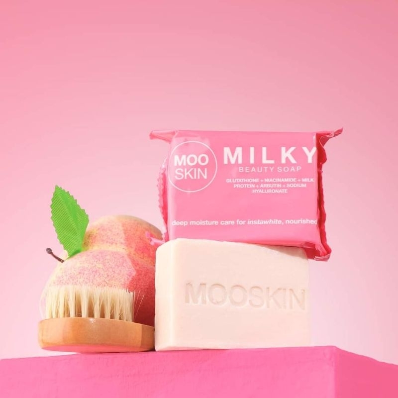 MOOSKIN Milky Beauty soap 90g (90g) | Shopee Philippines