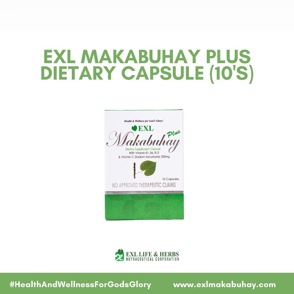 EXL Makabuhay Plus Dietary Supplement (10 capsules per box) | Shopee ...