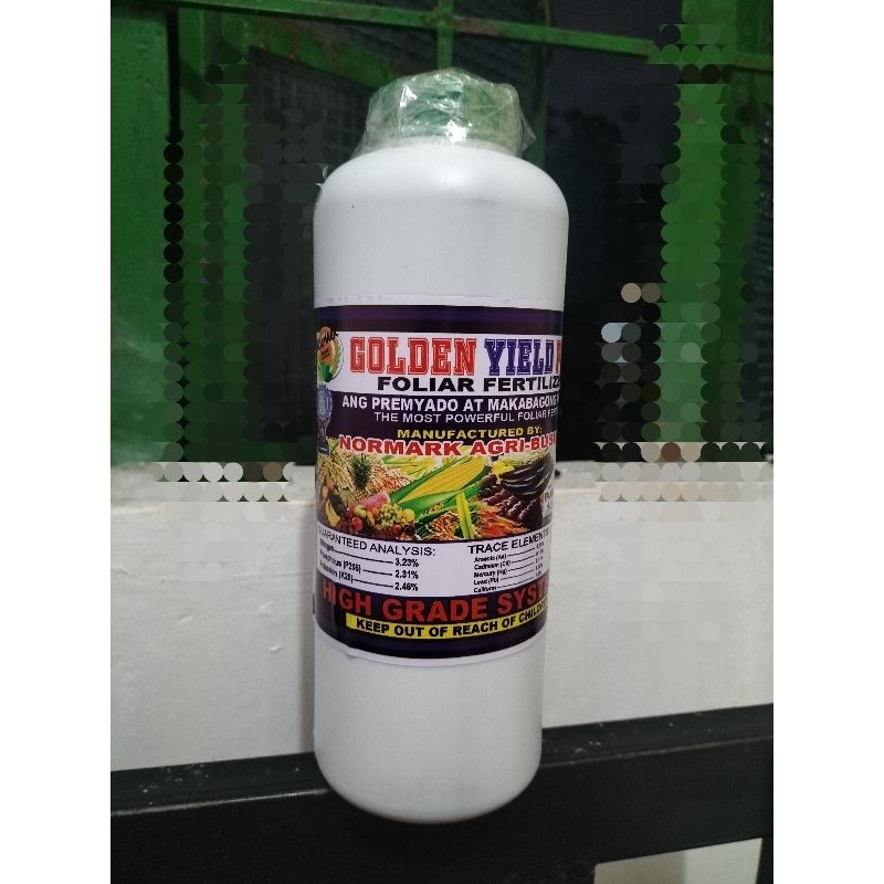 1 LITER GOLDEN YIELD PLUS FOLIAR FERTILIZER | Shopee Philippines