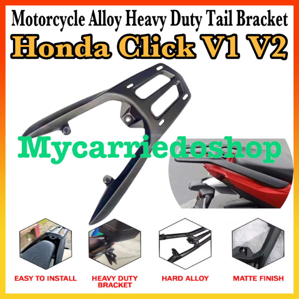 1 Pc Motorcycle Honda Click 125/150 V1 V2 Top Box Bracket Tail Box ...