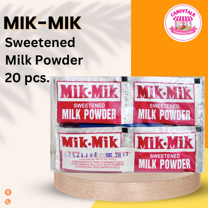 MIK-MIK Sweetened Milk Candy 20pcs. | Shopee Philippines