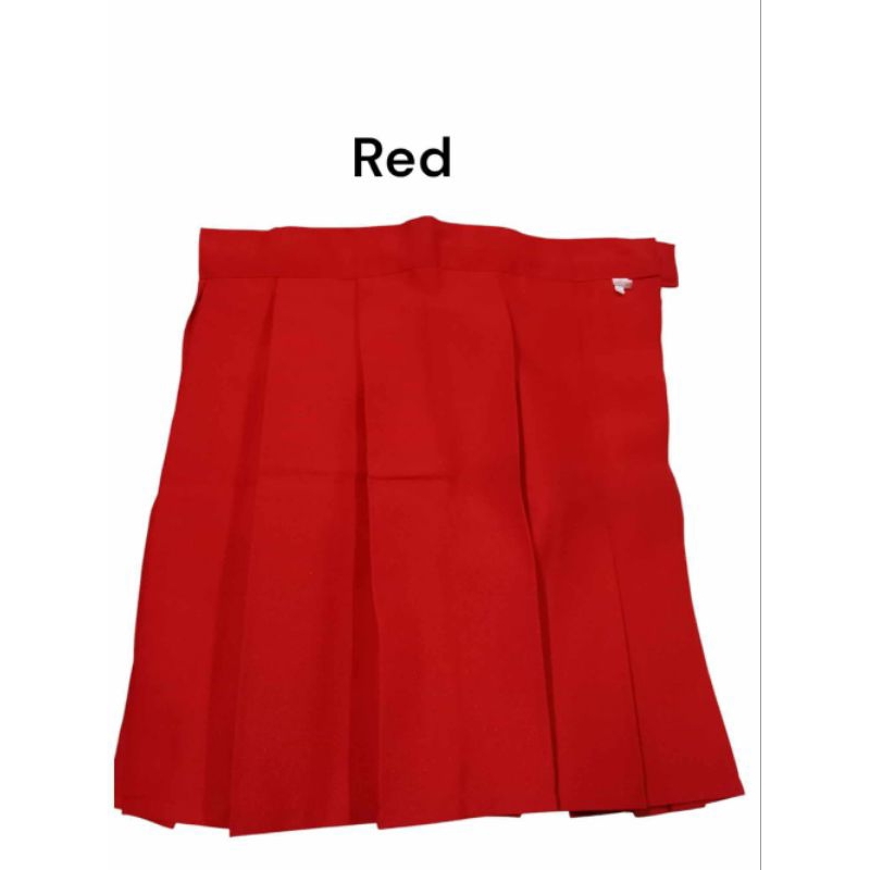 palda red backpleates School uniform | Shopee Philippines
