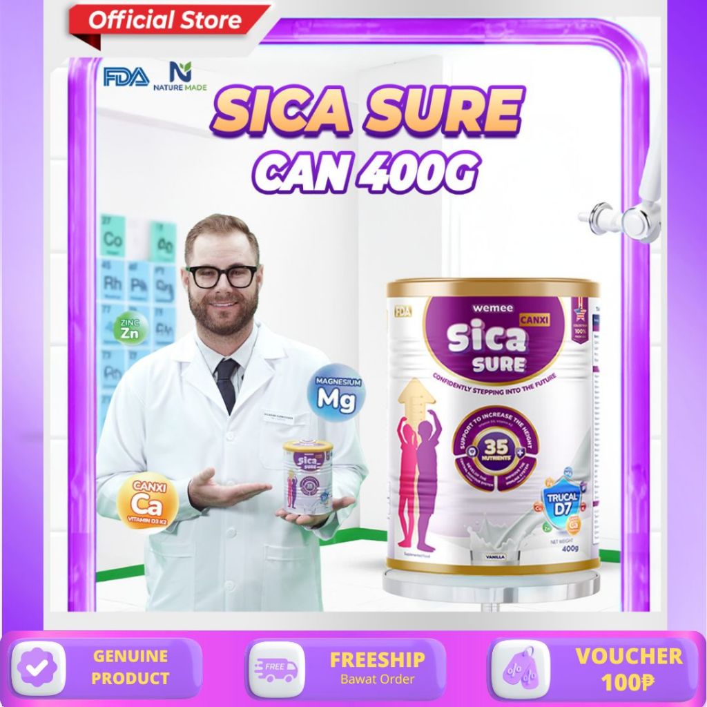Sica Sure Milk (400g/can) with calcium promotes height growth for ...