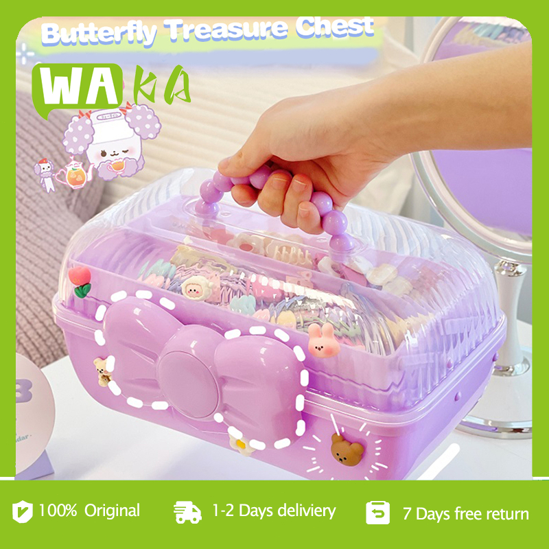 Make Up Box Accessory Storage Box 3-layer Organizer Children's ...