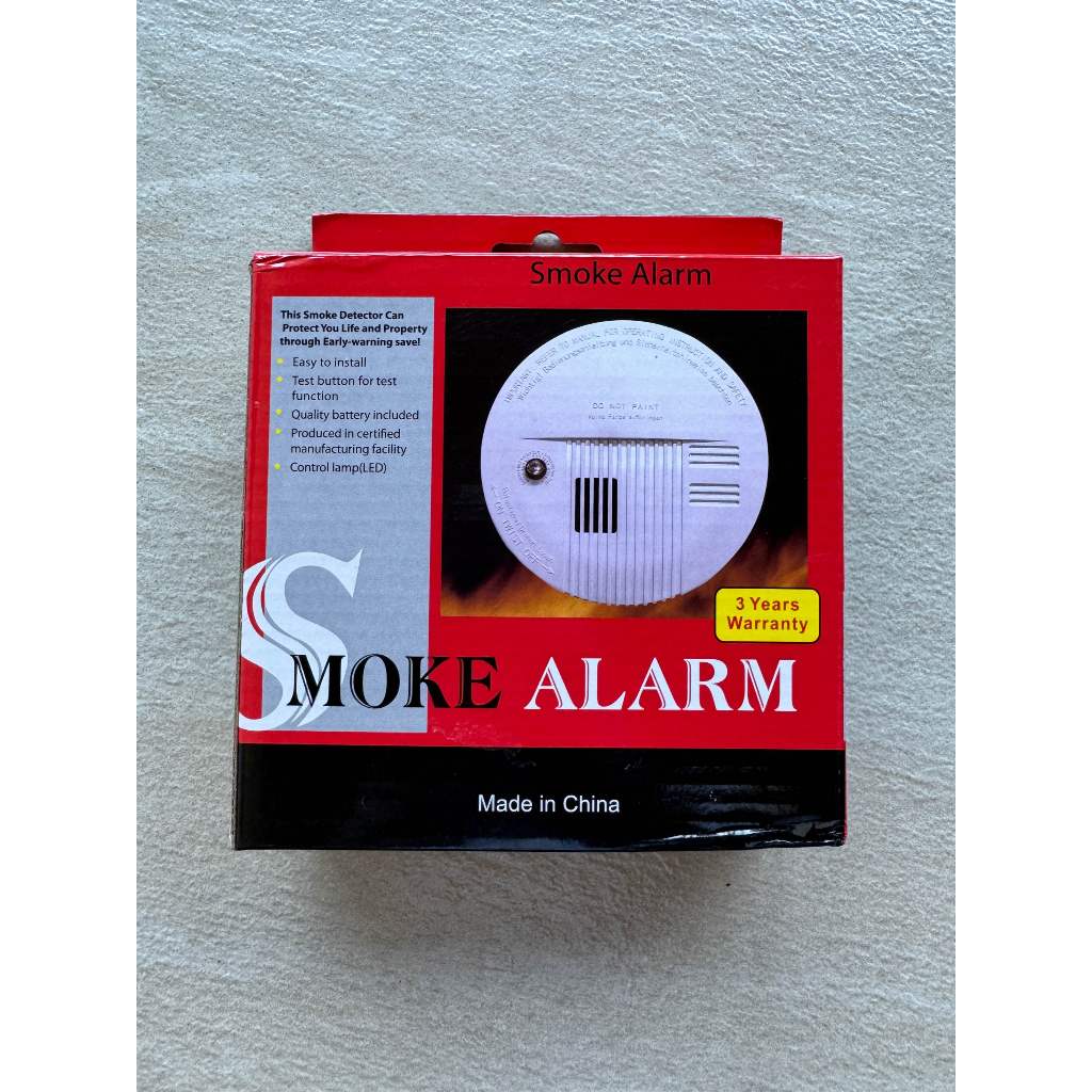 Smoke Detector Photoelectric Sensitive Sensor Smoke Detector Fire Alarm ...