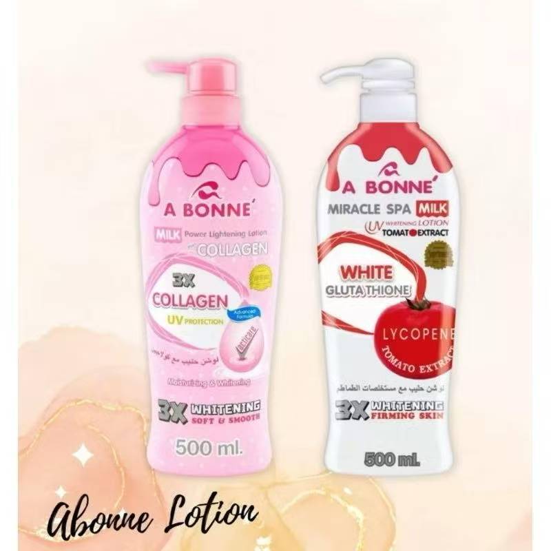 ABonne Milk Power Whitening Lotion Plus Pink & Tomato Collagen A bonne ...