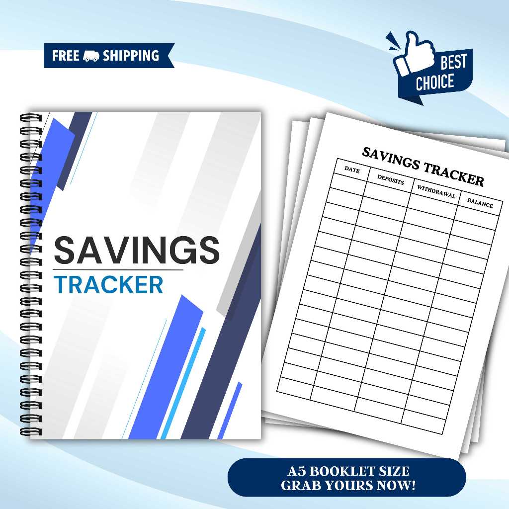 Savings Tracker Record Notebook | Shopee Philippines