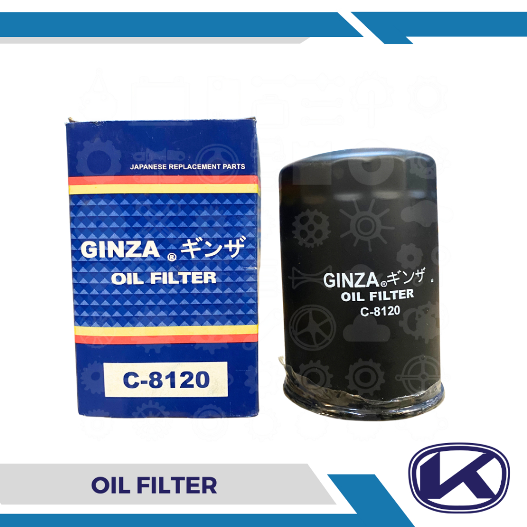 GINZA JAPAN OIL FILTER 8120 (C-102) Toyota Lite/Town Ace, Hi-Ace 2.0 GL ...