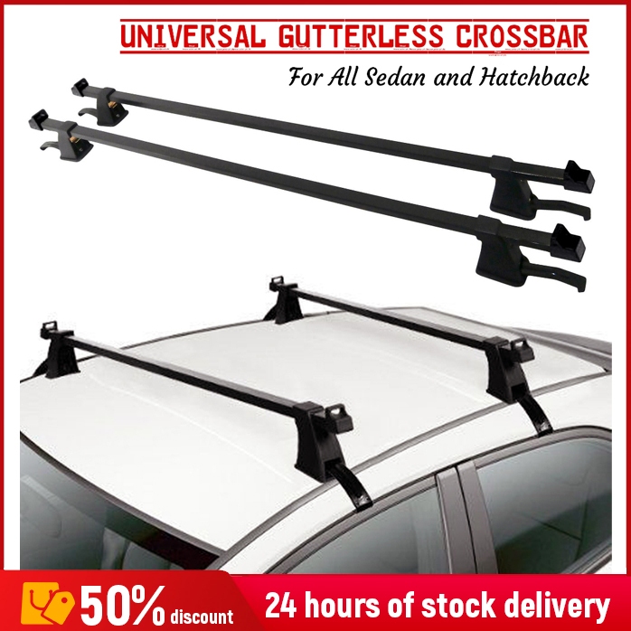 [COD]2Pcs Universal Gutterless Crossbar for Most Cars and Hatchback ...