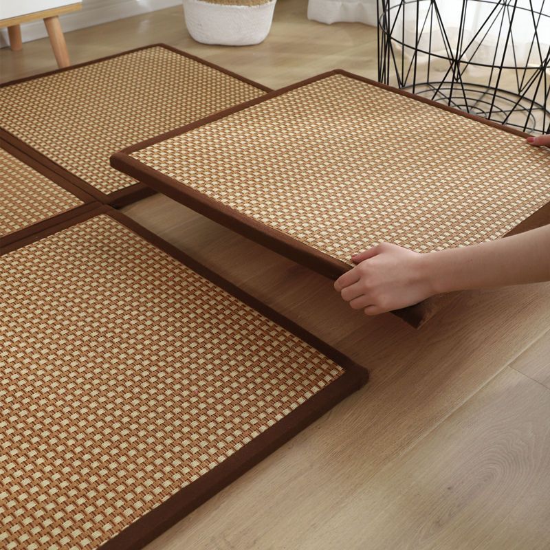 3/6pcs Thick Rattan Mat Carpet Cooling Mat Floor Cooling Mat Floor ...