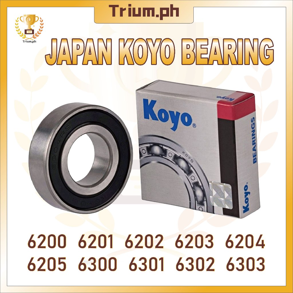 Koyo Bearings JAPAN All size 6200/6201/6202/6203/6204/6205/6300/6301/6302/6303 | Shopee Philippines