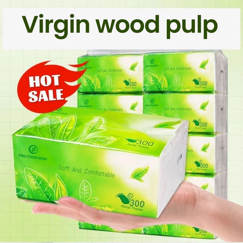 10 Packs Green Tea Tissue Organic Tissue Facial Car Toilet Paper 4-Ply ...