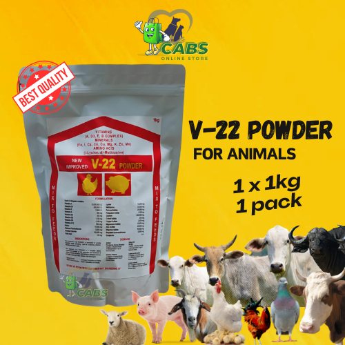 V22 POWDER 1kg V- 22 POWDER multivitamins + mineral for animals pets ...