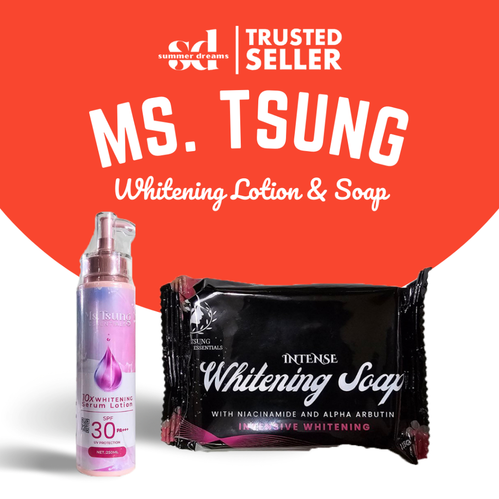 MS. TSUNG ESSENTIALS BODY CARE DUO SERUM LOTION & WHITENING SOAP COMBO ...