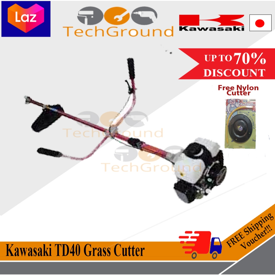 Kawasaki TD40 Grass Cutter | Shopee Philippines