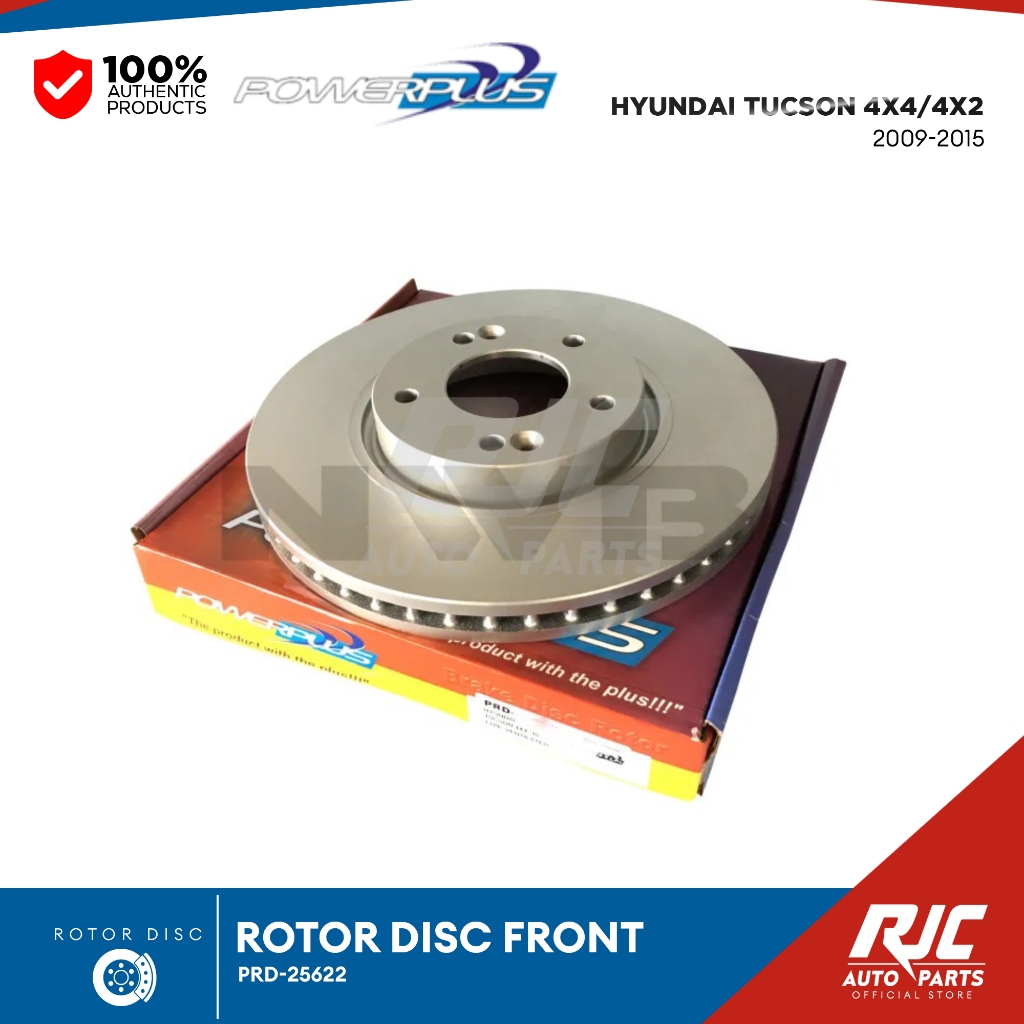 POWER PLUS ROTOR DISC HYUNDAI TUCSON FRONT PRD-25622 1pc | Shopee ...