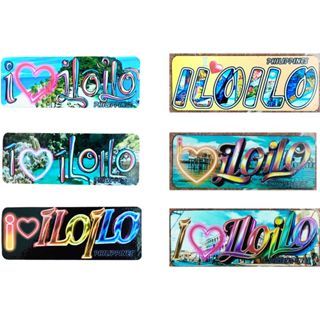 Rectangle Design - I love Iloilo Rubber Ref Magnet Souvenir Design ...