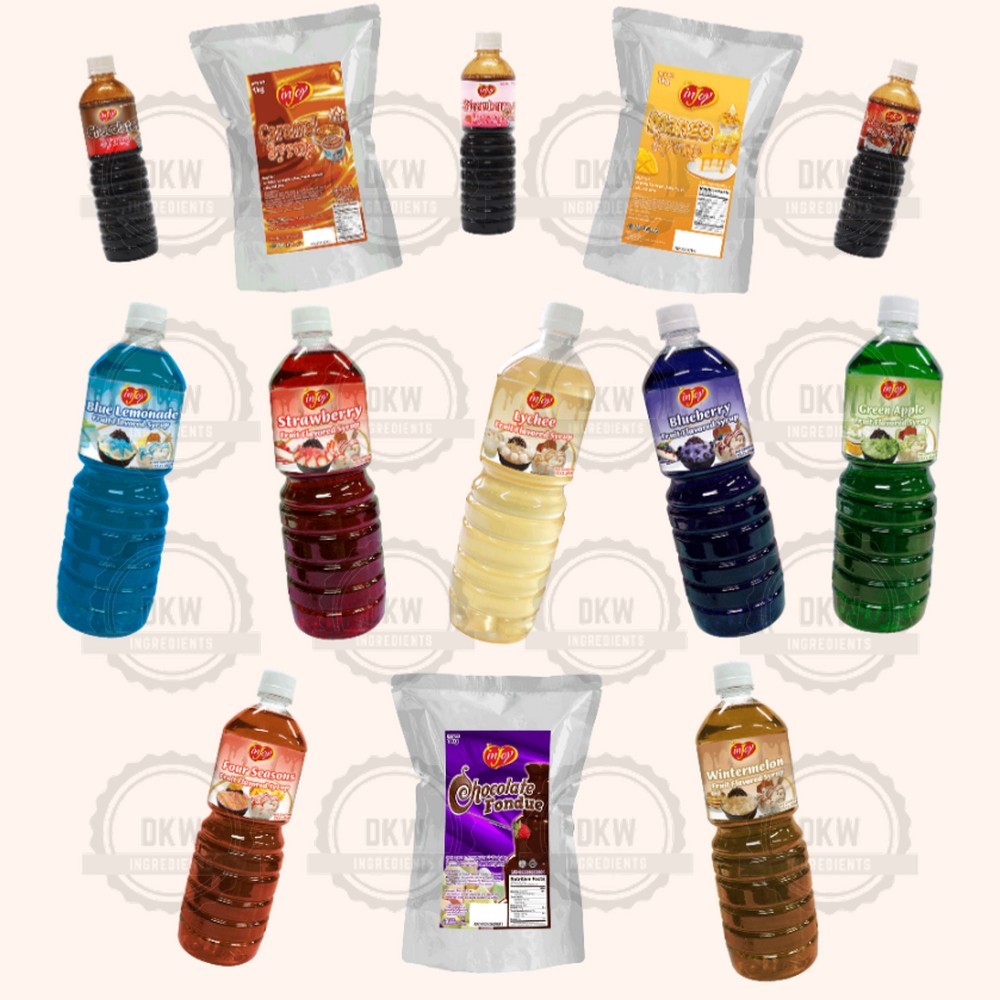 Injoy Syrup Choco Strawberry Caramel | Shopee Philippines