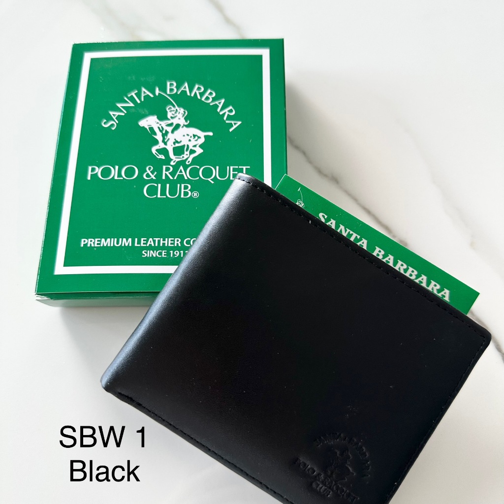 SANTA BARBARA POLO & RACQUET CLUB Men's Bifold Leather Wallets SBW1 ...