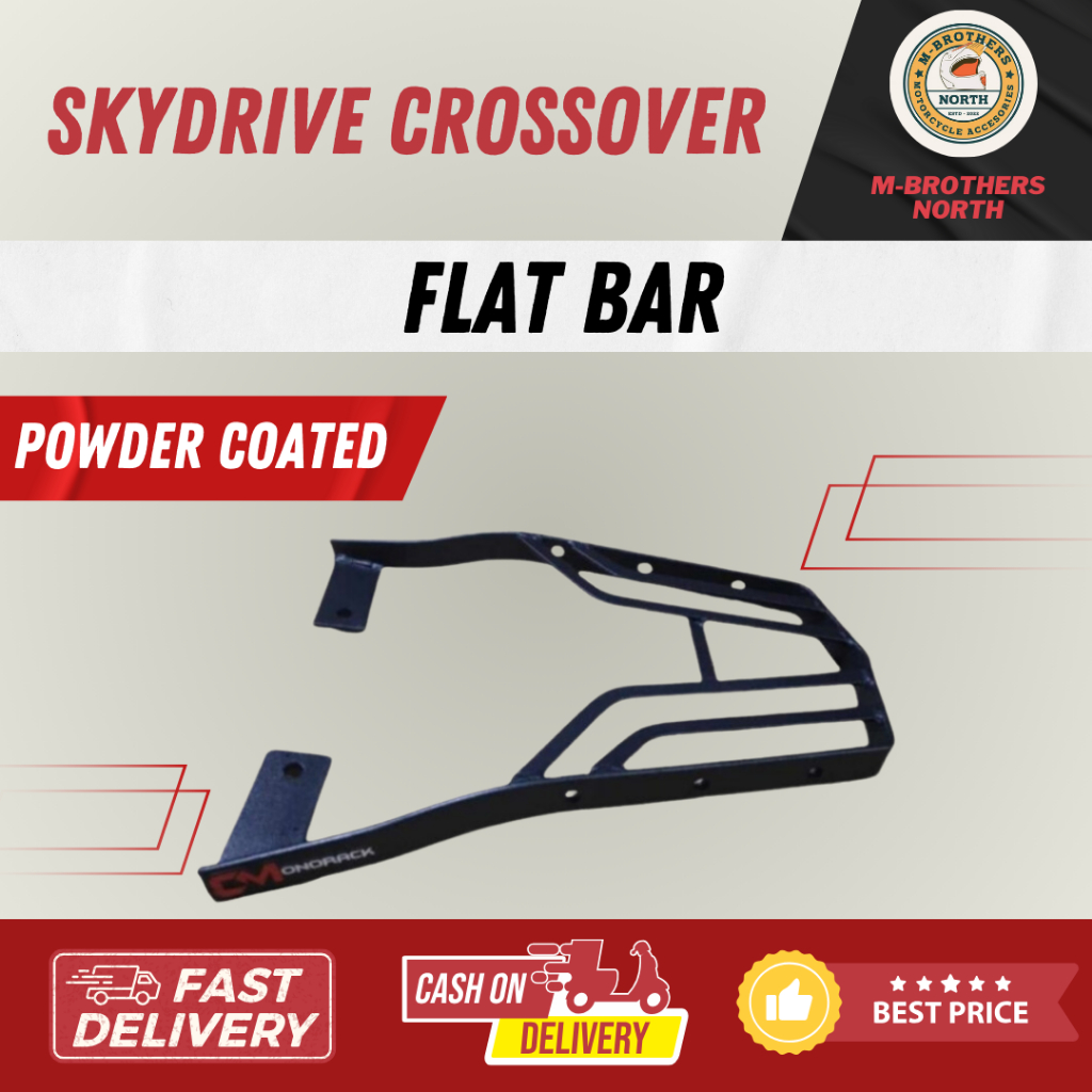 SKYDRIVE CROSSOVER FLAT BAR CM MONORACK BRACKET | Shopee Philippines