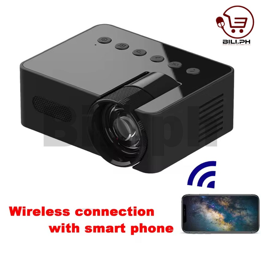 YT100 WiFi Portable Projector HD Mini Video Projector Home Video Smart ...