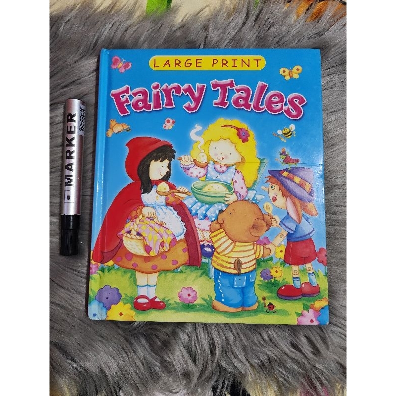 Large Print Fairy Tales Storybook (Preloved-Hardcover) | Shopee Philippines