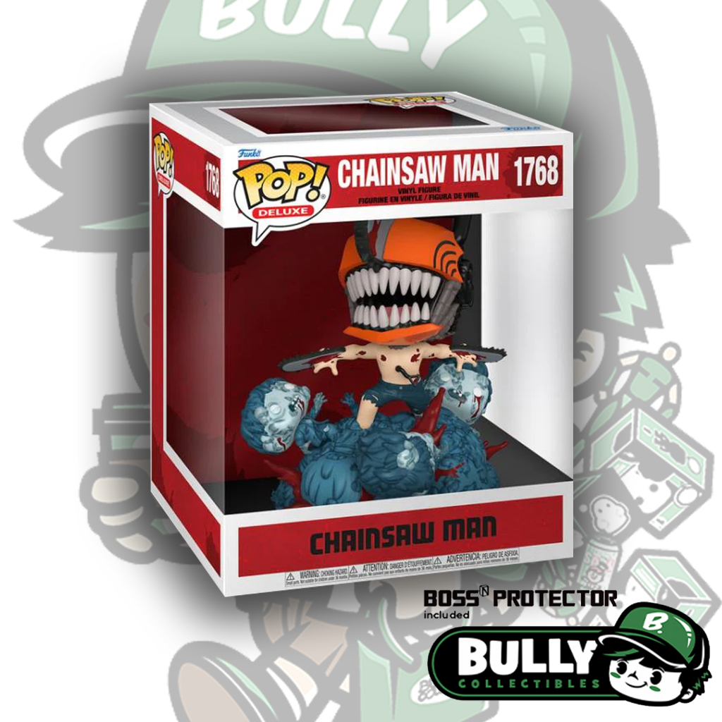 Funko POP! Deluxe: Chainsaw Man - Chainsaw Man 1768 With Boss Protector ...