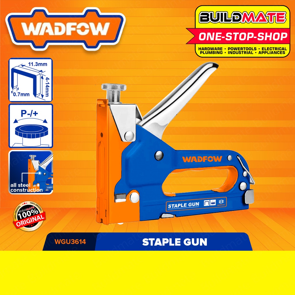 WADFOW Staple Gun Heavy Duty Staplers Stapler Gun for Wood, Crafts ...