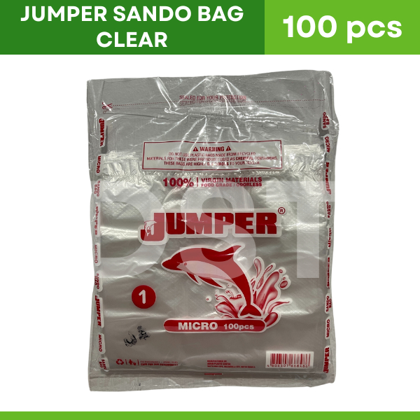 Jumper Plastic Sando Bag Clear | 100 pcs (1 pack/100 pcs per pack ...