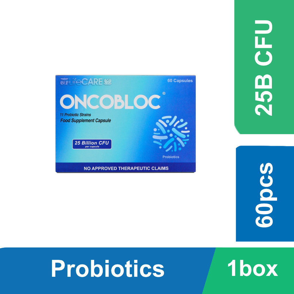 Oncobloc Probiotics 25 CFU Supplement Capsule | Shopee Philippines