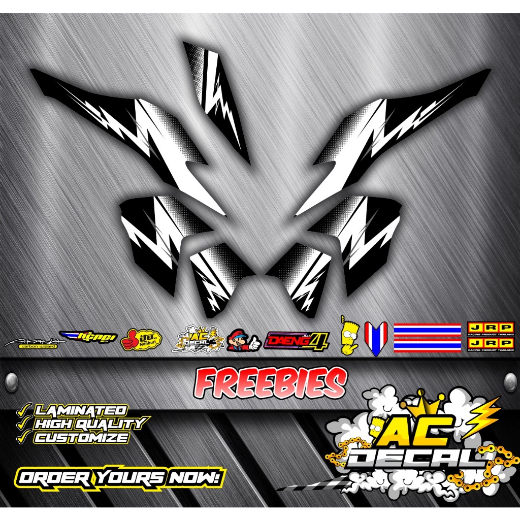 Honda Click 125i V2 Lightning Decal Customize Colors | Shopee Philippines