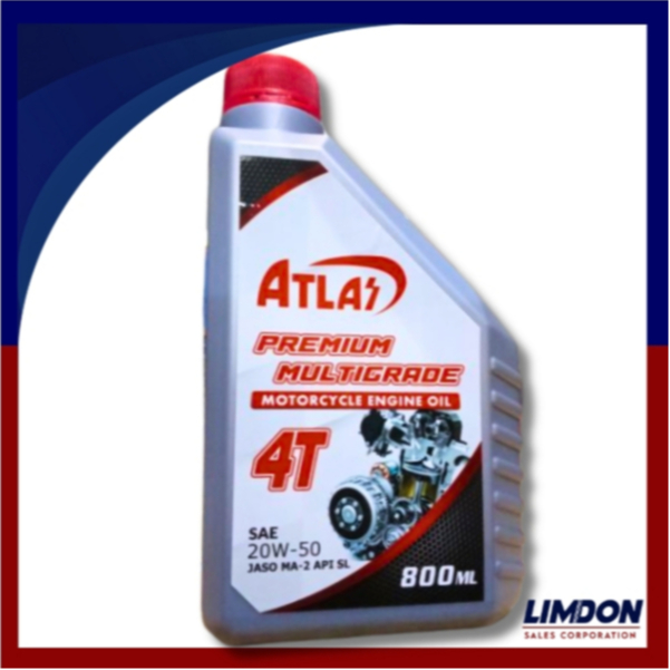 ATLAS LUBRICANTS : 4T 20W50 SL/JASOMA2 | Shopee Philippines