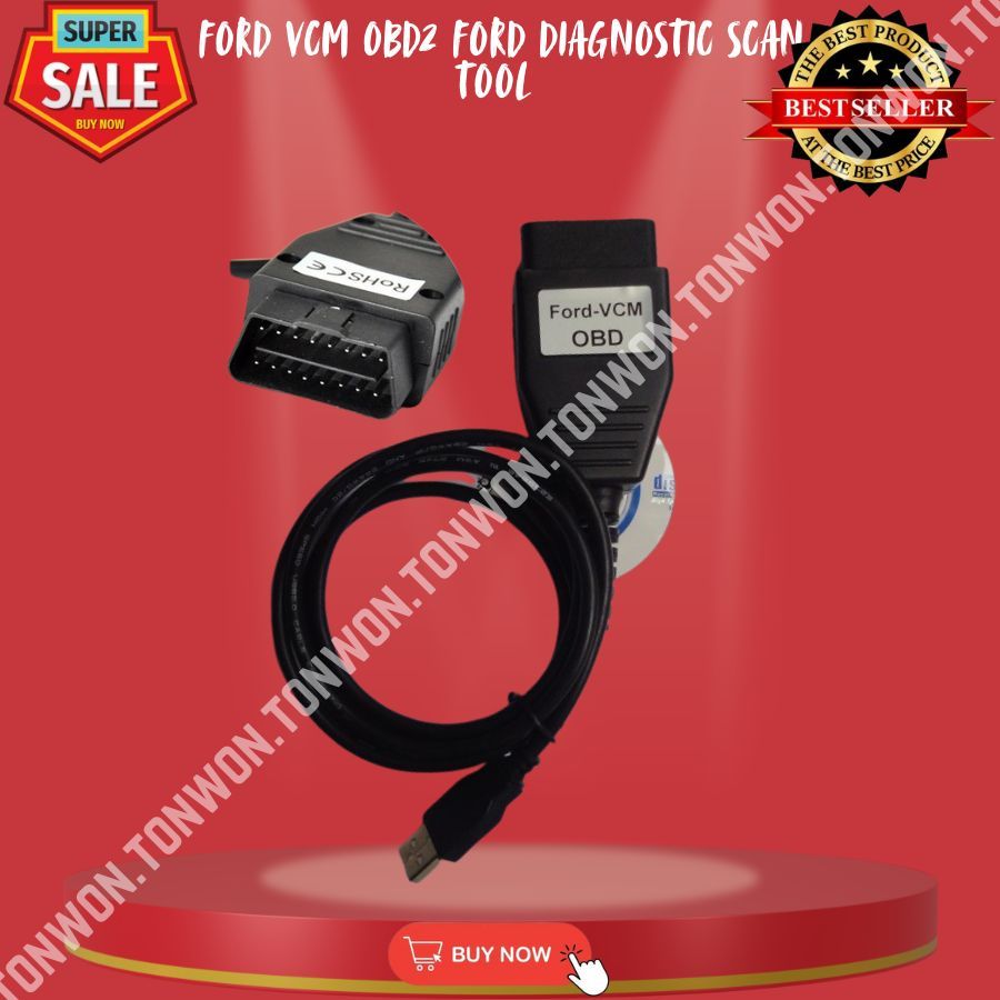 FORD VCM OBD2 Ford Diagnostic Scan Tool For FORD MAZDA Vehicles (NO CD ...