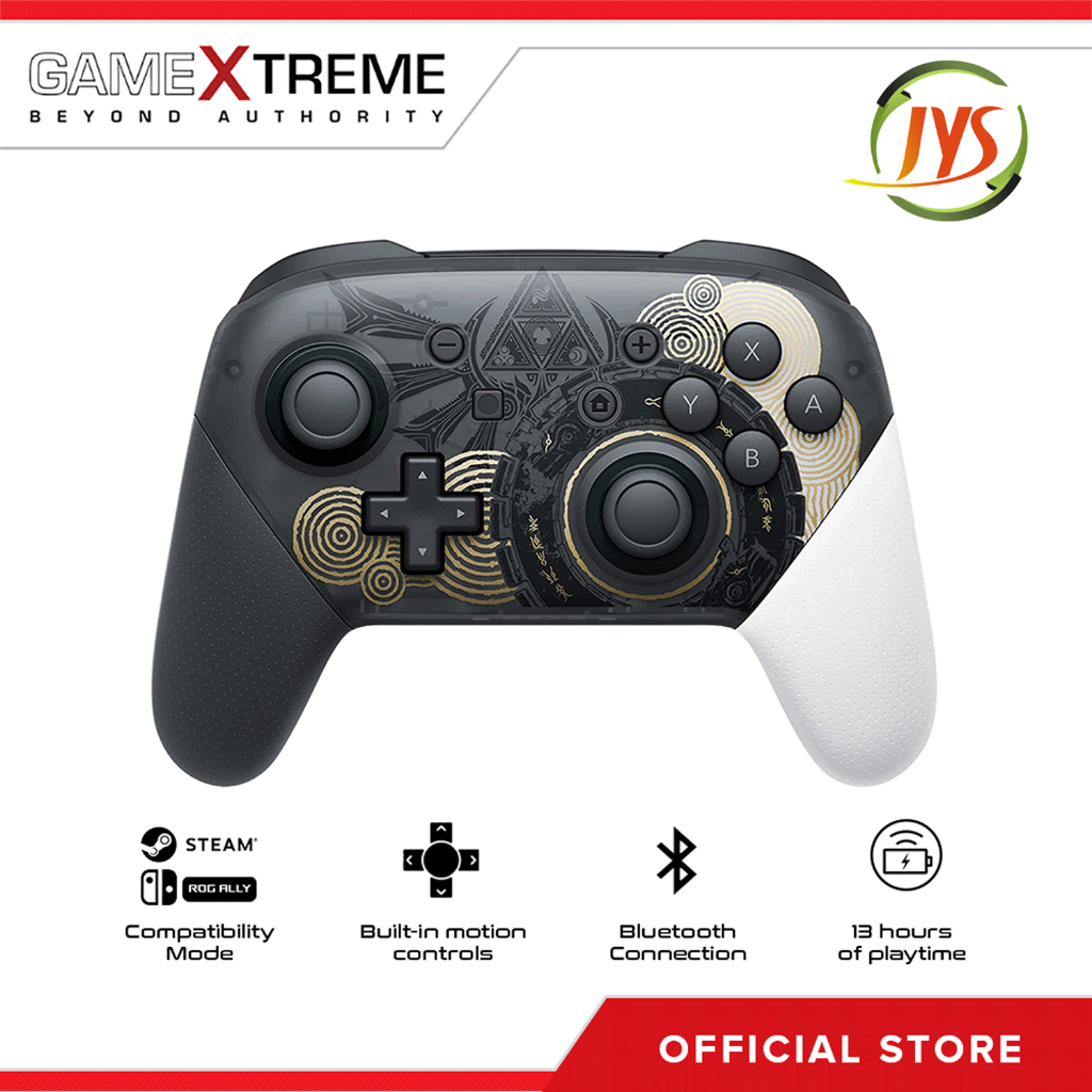 JYS Wireless Mini Pro Controller TOTK Ed. for NS/Steam Deck/ROG Ally ...