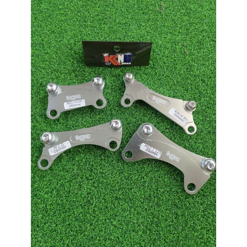 KING DRAG 260MM BRACKET STOCK CALIPER MIO SPORTY/MIO i 125/NMAX/AEROX ...