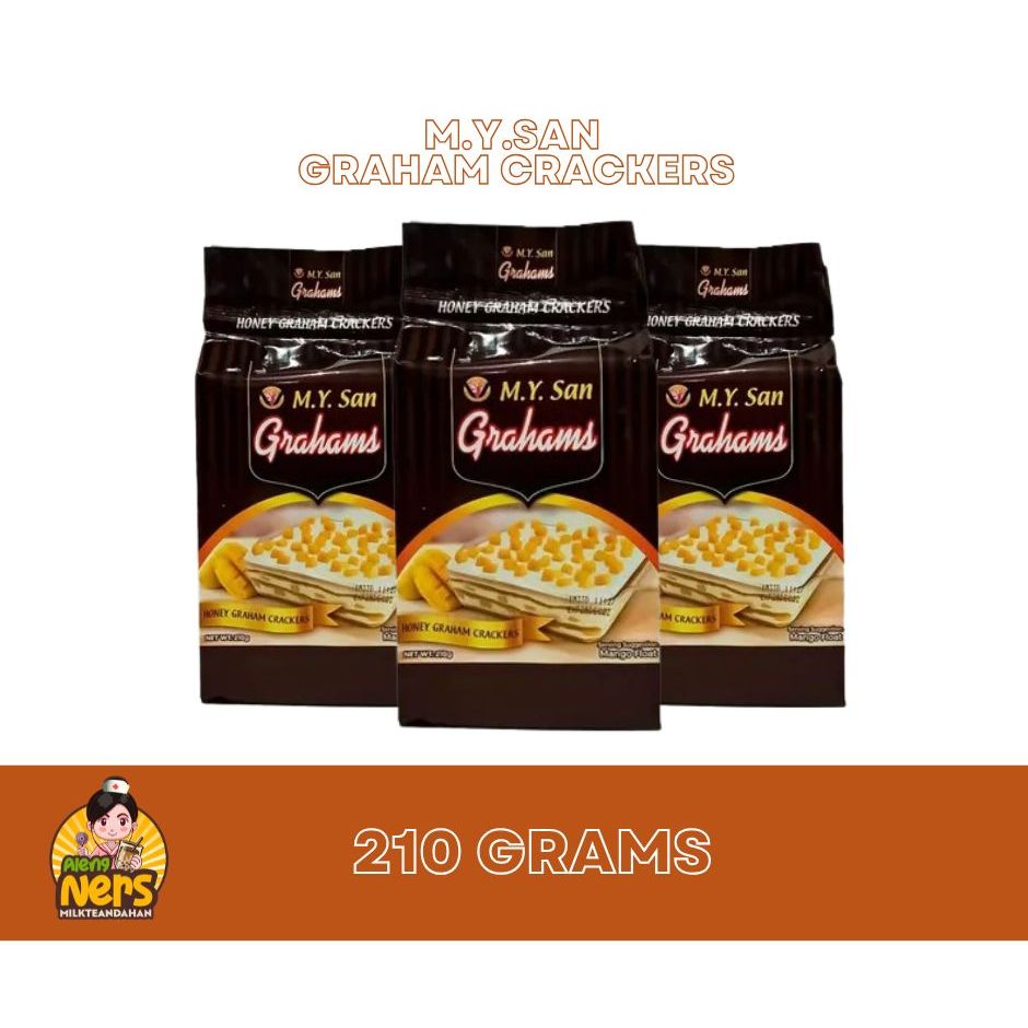 M.Y. San Graham Crackers 210g [MAXIMUM OF 12PCS] | Shopee Philippines