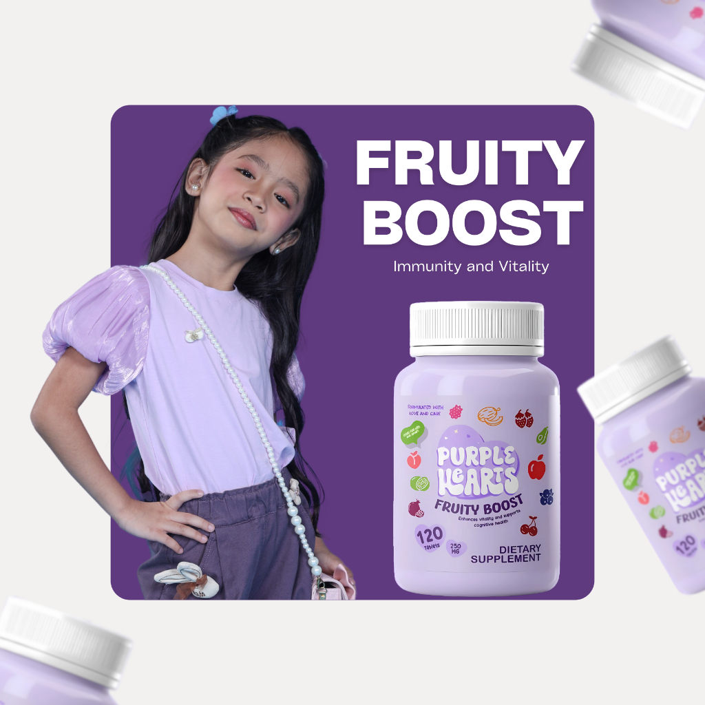 PURPLE HEARTS - Fruity Boost Antioxidant Vitamin Supplement for ...
