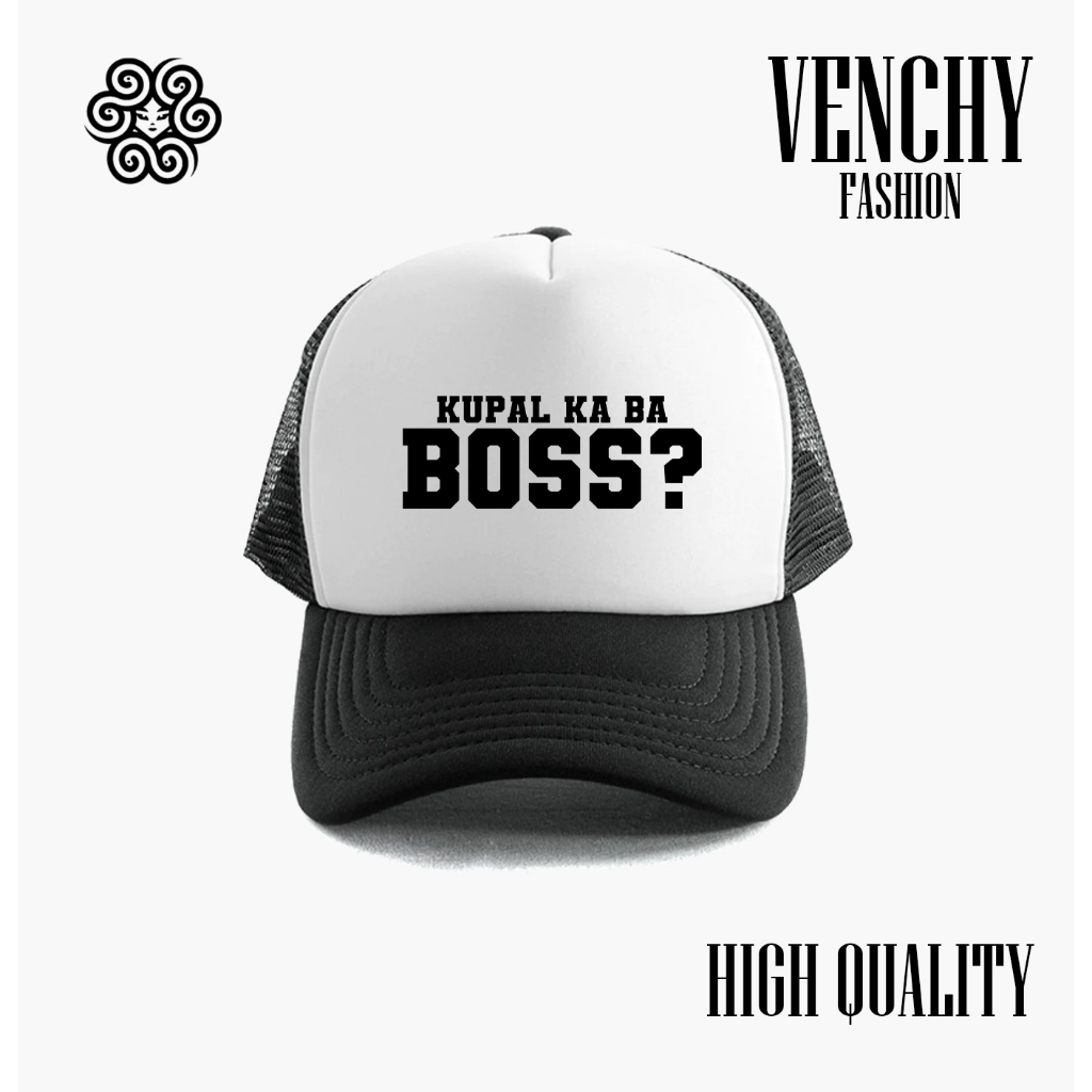 KUPAL KA BA BOSS? V1 LOGO CAP Net Mesh Trend Trendy Fashion Dads Cap ...