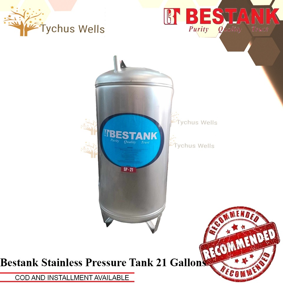 Bestank Original Stainless Pressure Tank 12 Gallons Gals | Shopee Philippines