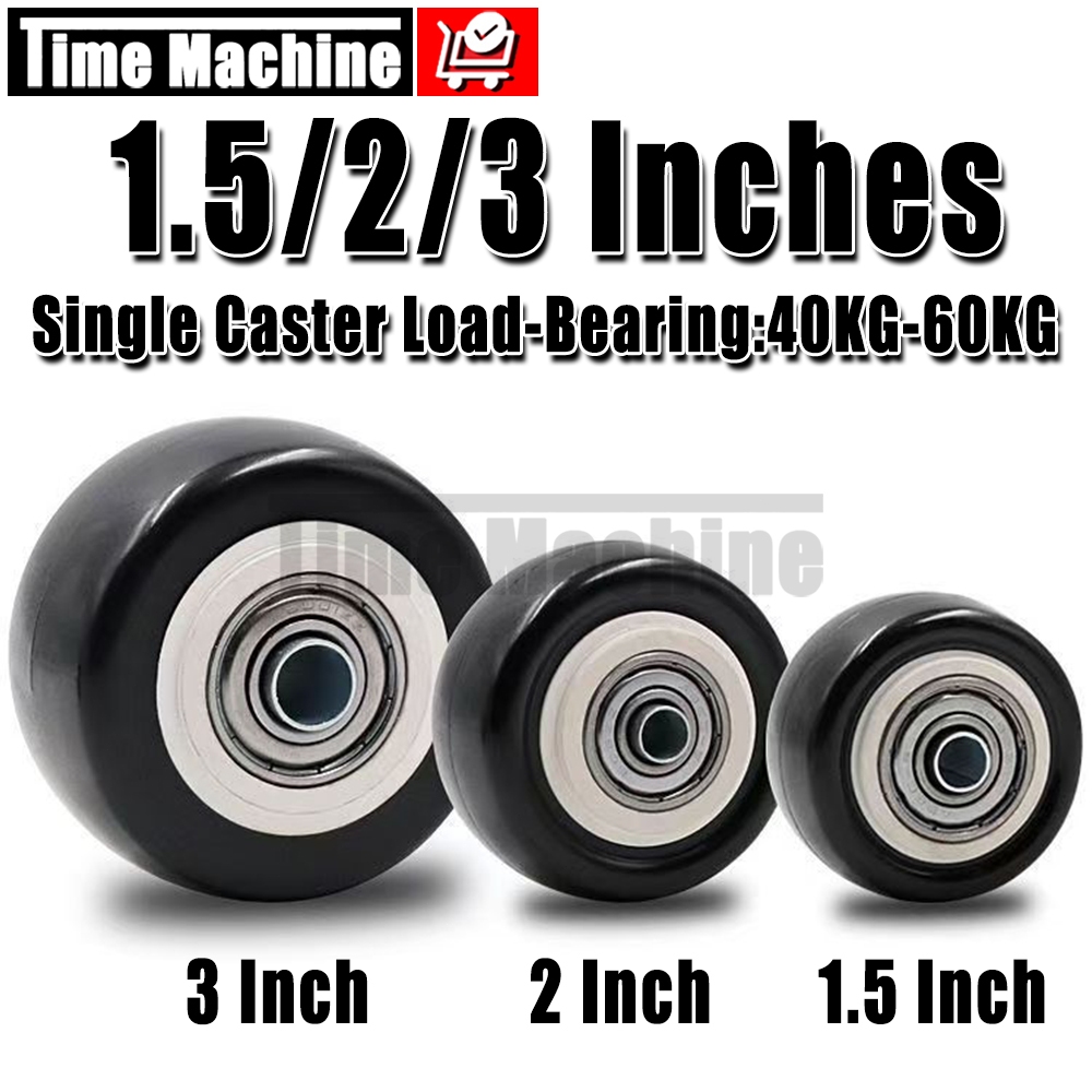 1.5/2/3 Inch Heavy Duty Load-Bearing Casters Single Caster Wheel PU ...