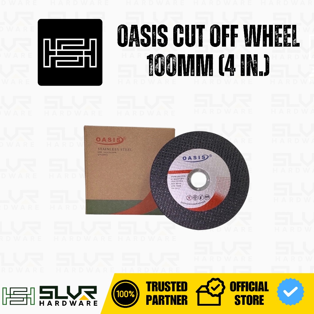 OASIS Cut Off Wheel Size: 4 IN (100mm) | Shopee Philippines