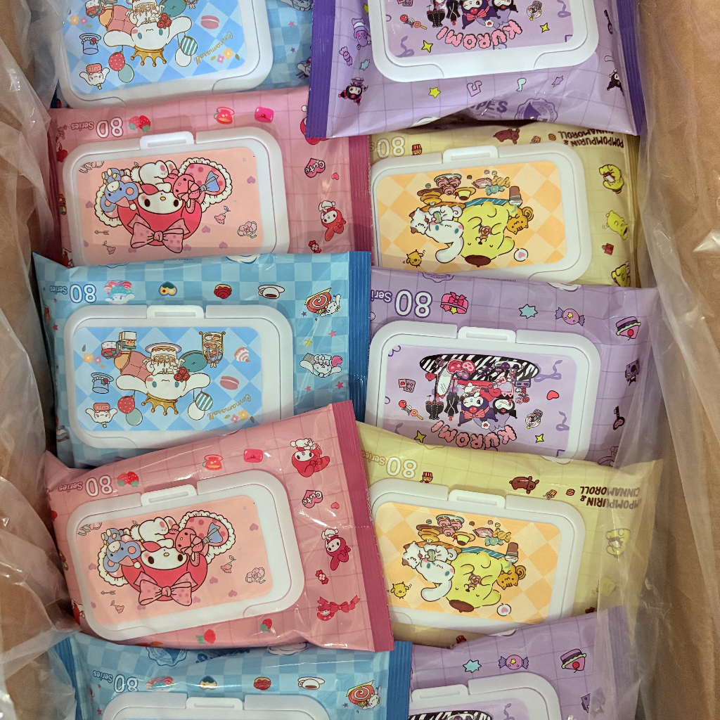 Cute Japanese BABY WIPES 80pcs Per Pack Wipes Sale(Non-Alcohol-wetwipes ...