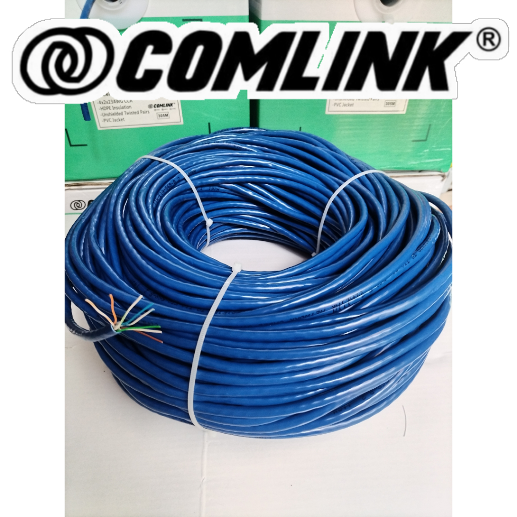 50m to 150m COMLINK CAT6 Indoor Cable UTP Ethernet Lan Cable 50 meters ...