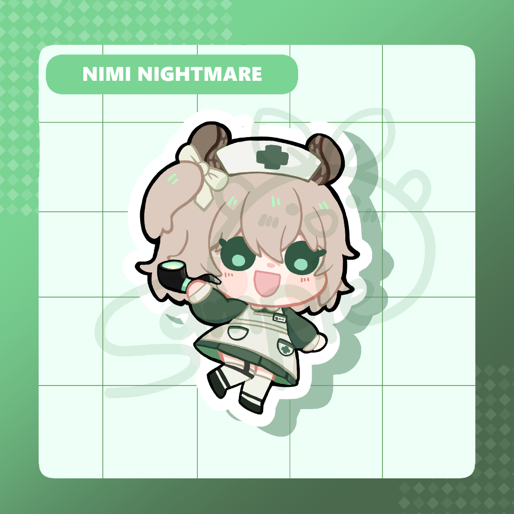 Nimi Nightmare Laminated Vinyl Sticker┃nimica shop | Shopee Philippines