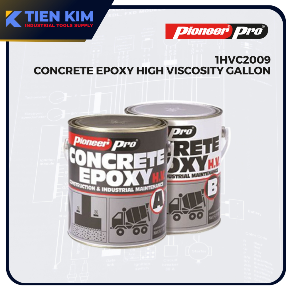 Pioneer Pro Concrete Epoxy HV ( High Viscosity ) Gallon Set | Shopee Philippines