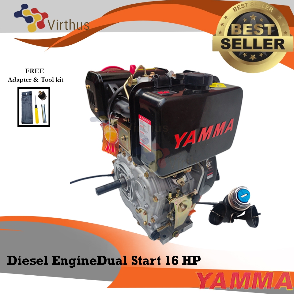 Yamma Diesel Engine 16 HP HIGHSPEED LOWSPEED | Shopee Philippines