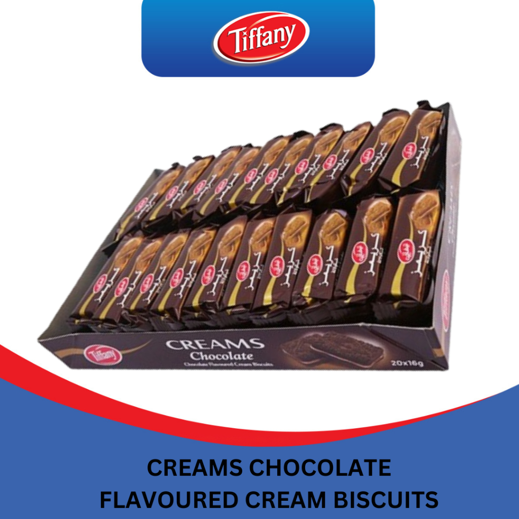 TIFFANY Creams Flavoured Cream Biscuits 20x16g | Shopee Philippines